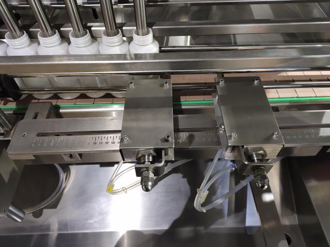 Automatic Shampoo Filling Machine PLC Controlled 12 Nozzle