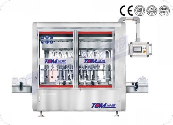 Automatic Shampoo Filling Machine PLC Controlled 12 Nozzle