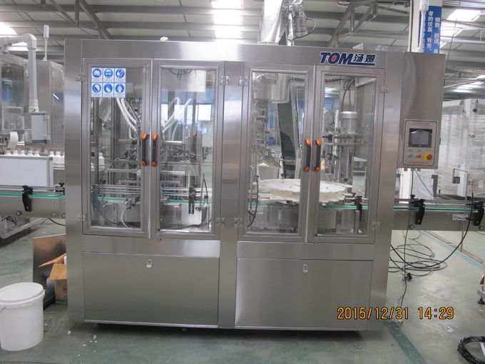 Automatic Monoblock Filler Capper Machine Linear Rotary Filling And Capping Machine